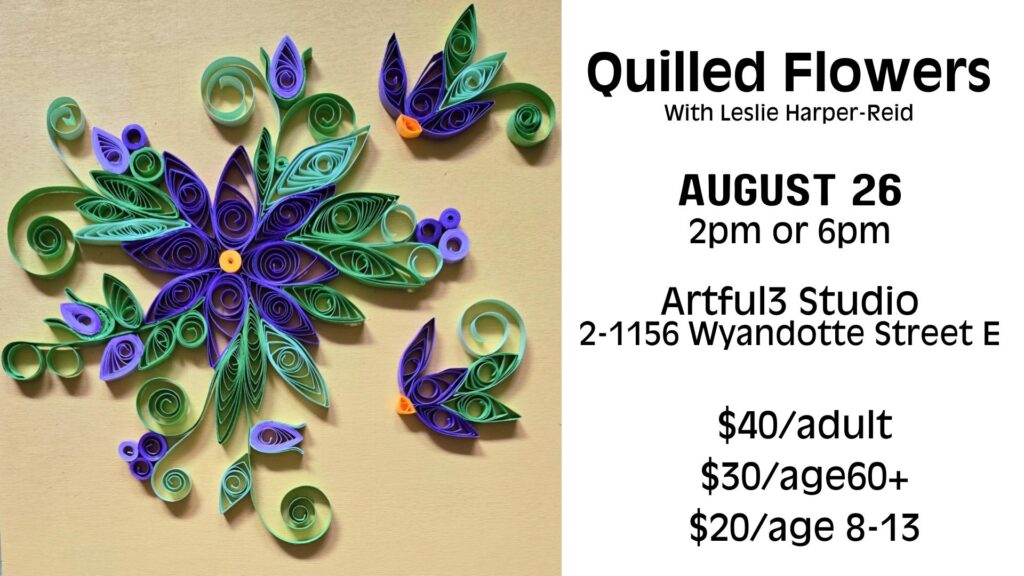 Quilled Flowers – Artful3 Studio